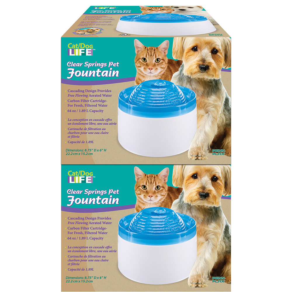 Penn-Plax eOrder | Cat/Dog Life™ Clear Springs Pet Fountain