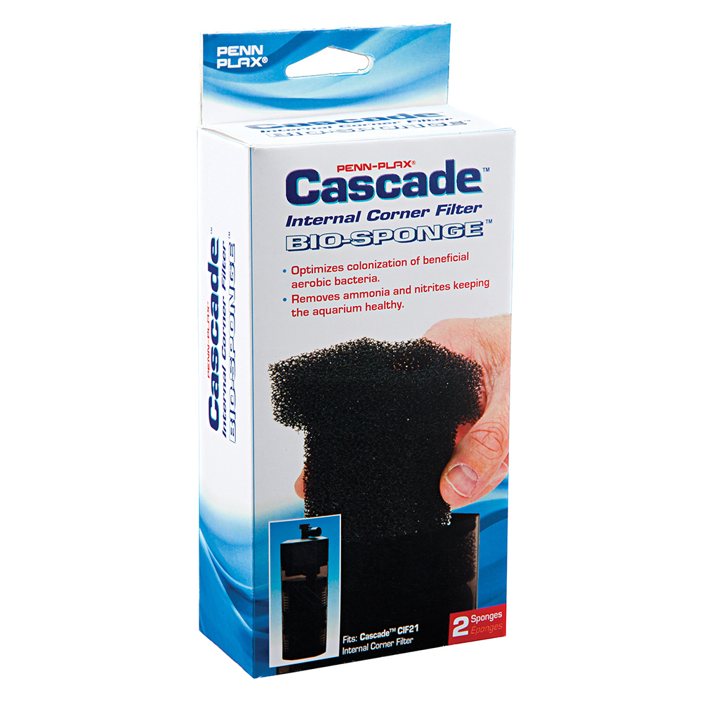Penn-Plax eOrder | Cascade™ 455 Corner Filter Replacement Sponge - 2 ...