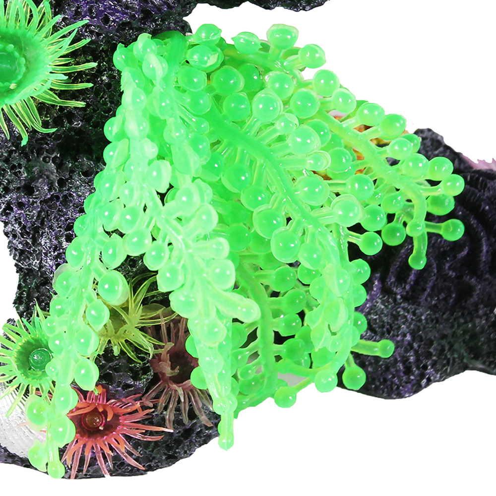 Penn-Plax eOrder | Tide & Treasure™ Coral Reef with Green Silicone ...