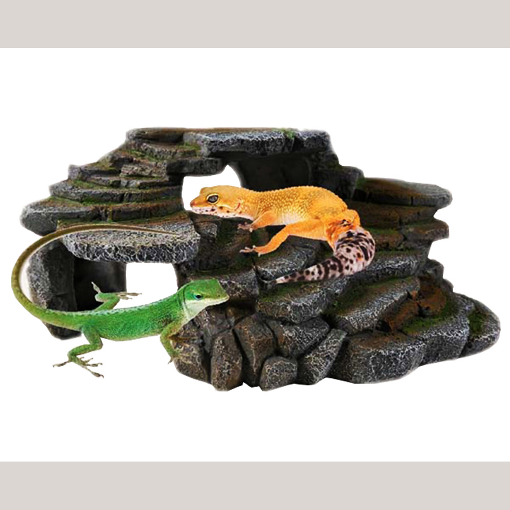 Penn-Plax eOrder | Reptology™ Shale Scapes Ledge & Cave Hideout - Large