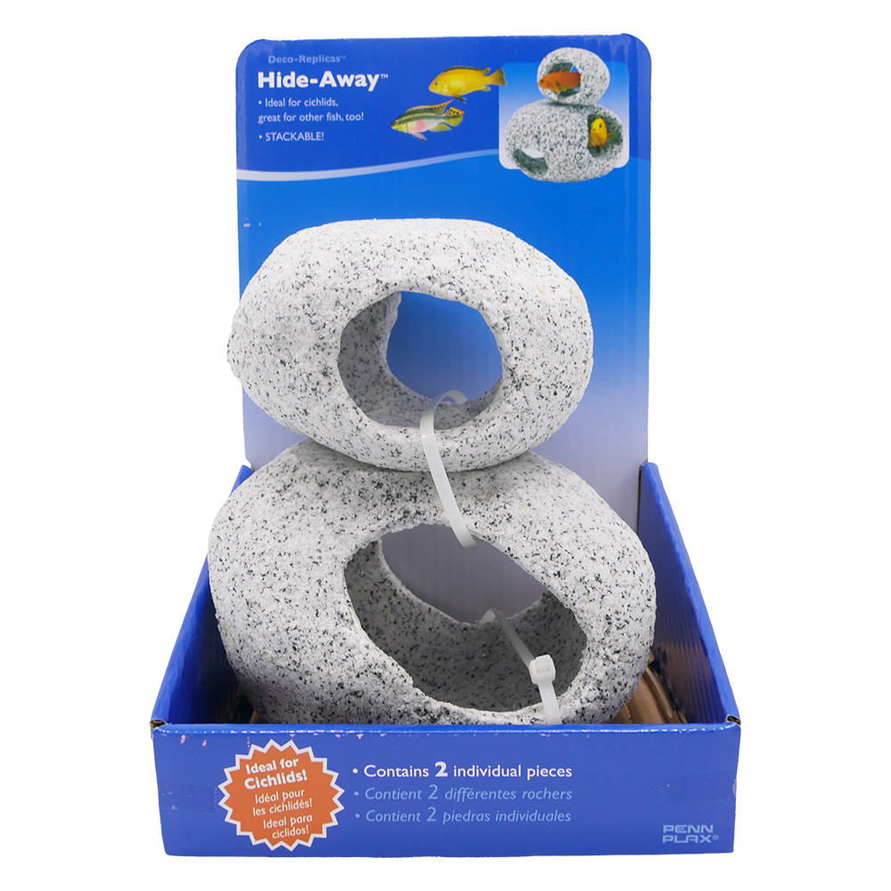 Penn-Plax eOrder | Tide & Treasure™ Granite Hideaway - 2-Piece - Large ...