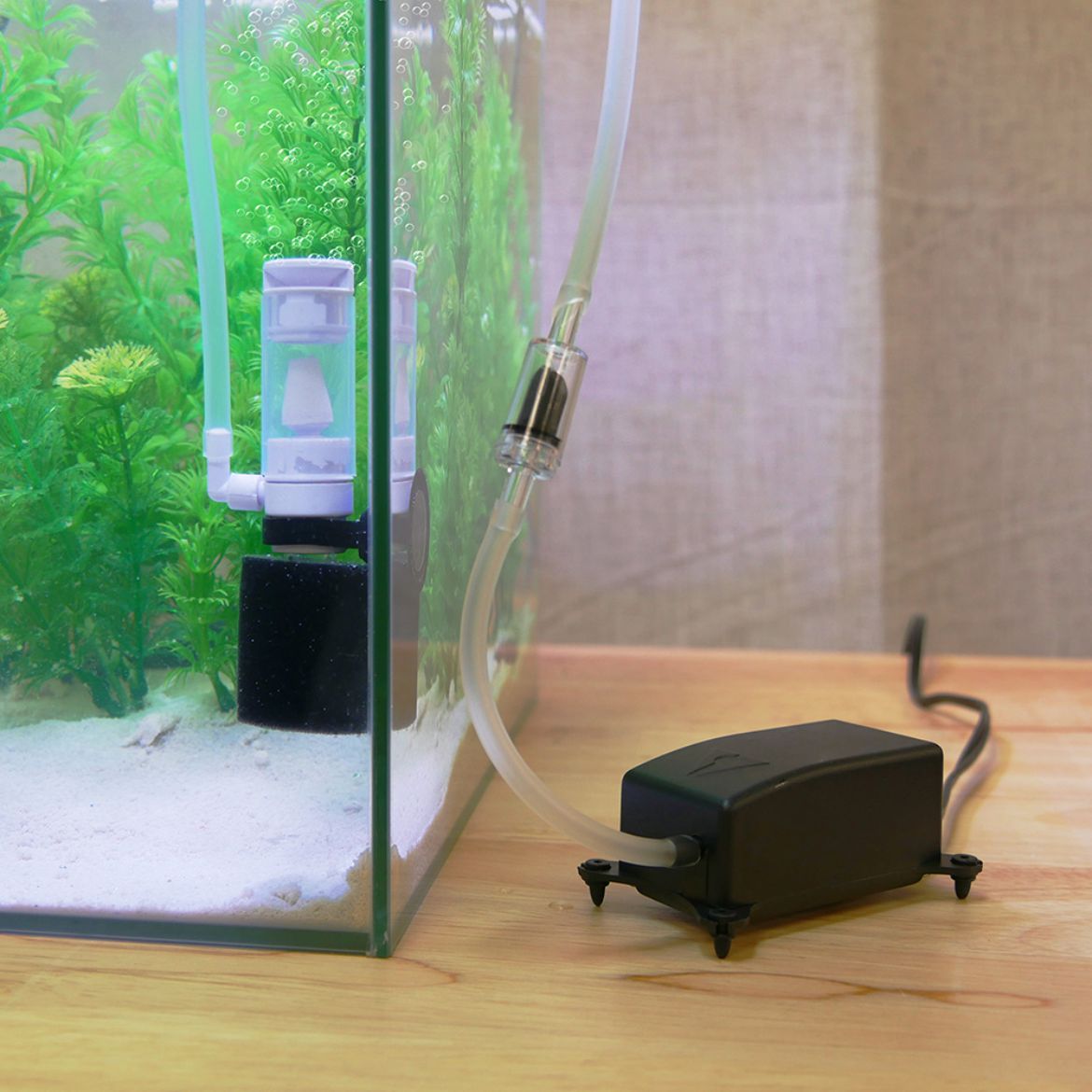 Penn-Plax eOrder | NANO FILTER & AIR PUMP USB POWER